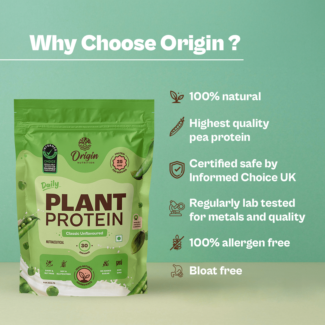 Daily Plant Protein - Classic Unflavoured – Origin Nutrition